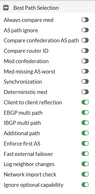 BGP configuration | FortiSASE | Fortinet Document Library